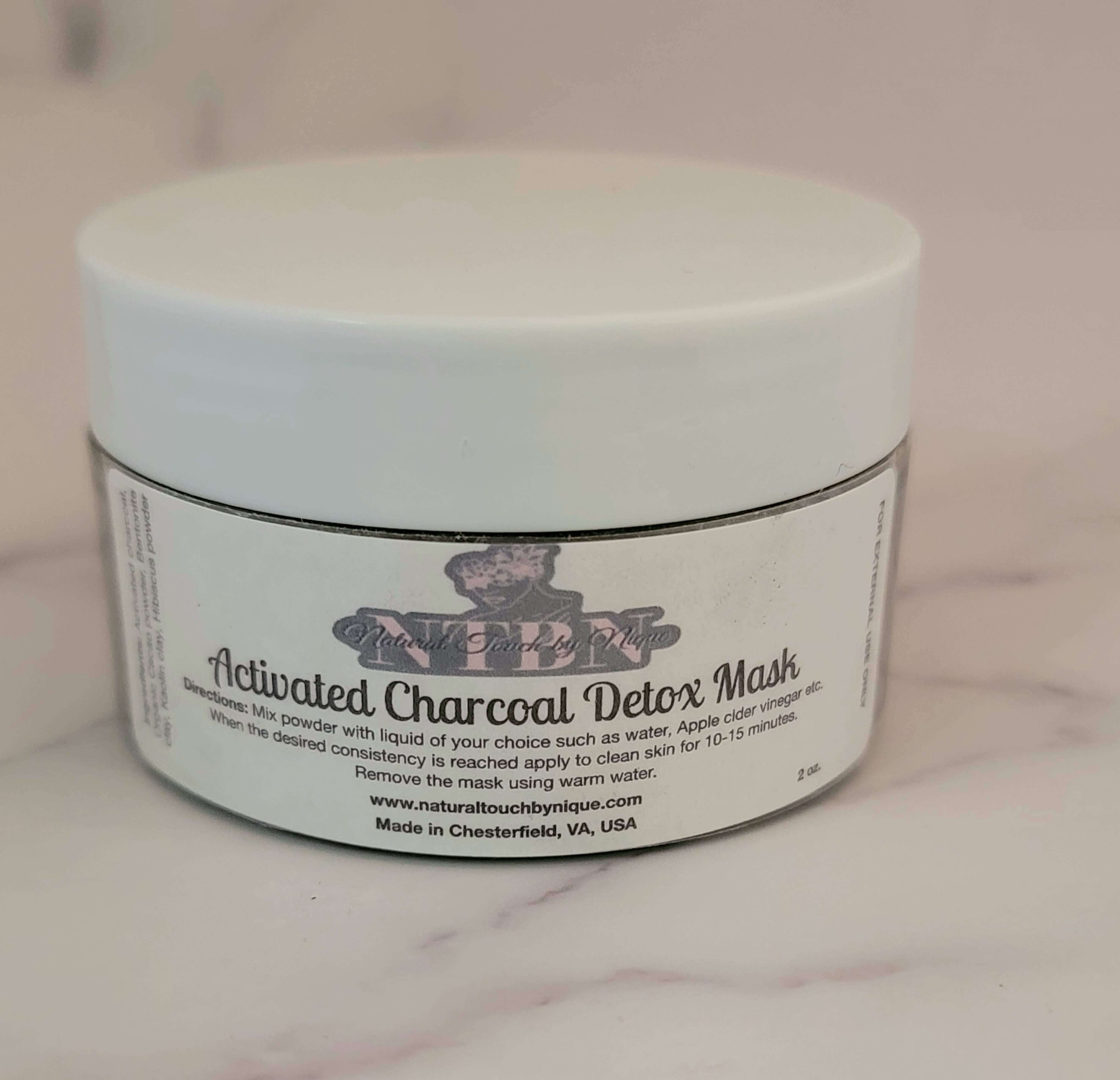 Activated Charcoal Detox Mask | Deep Pore Cleansing Face Mask | Natural ...